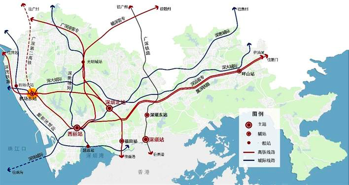 Hi-speed rail to make connection at SZ airport_Industrial News-Shenzhen ...